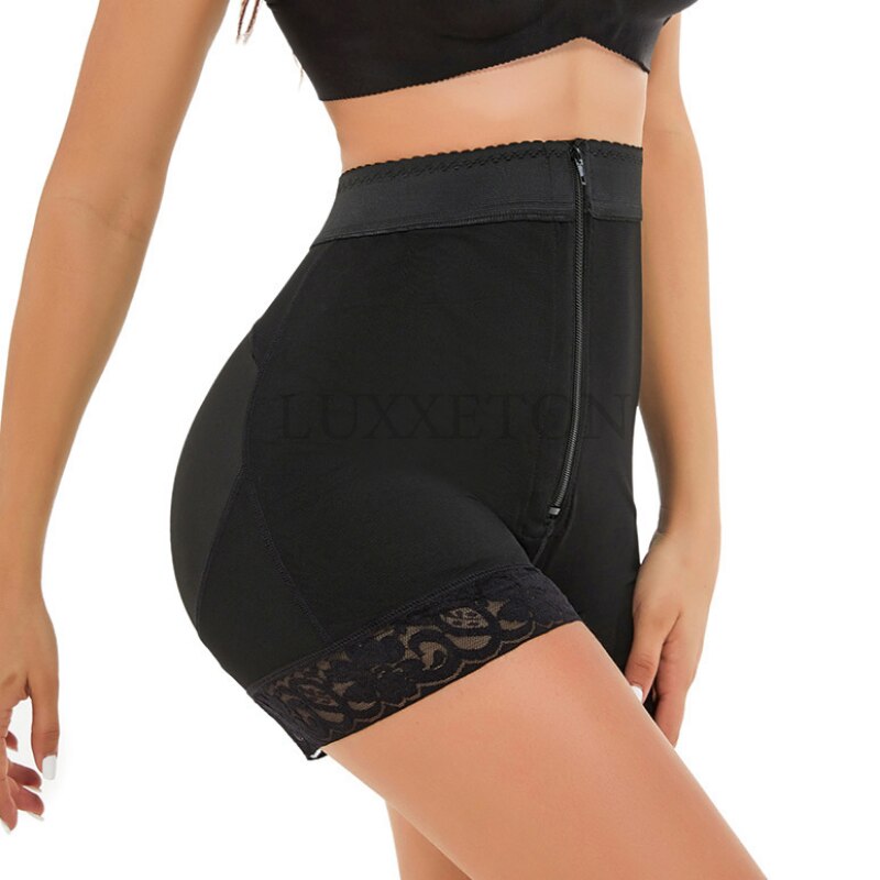 Zipper Control Padded Push Up Butt Lift Shapers Butt Lifter(s 6xl)